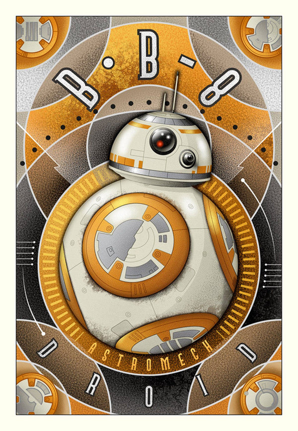 BB-8 Astromech Droid - Canvas Small - Pulse Gallery